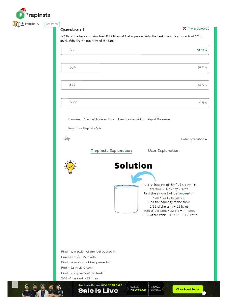 TCS Allegations and Mixtures Quiz-2 » PREP INSTA | PDF