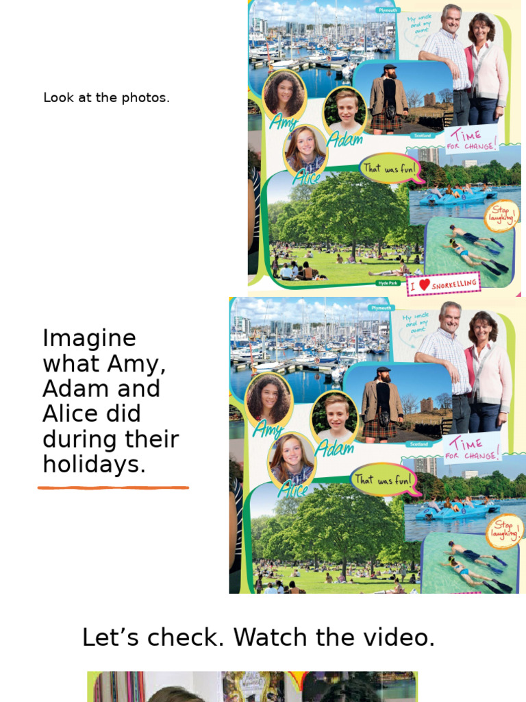 My Summer Holidays Pdf