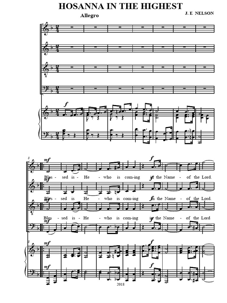 Hosanna 2 | PDF