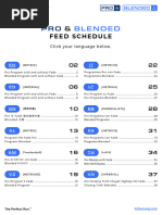 Athena Nutrient Feeding Schedule | PDF