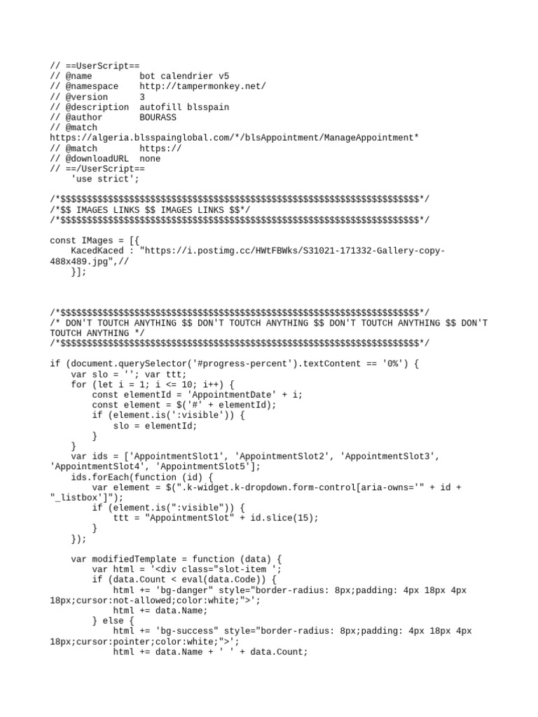 bot calendrier V5 | PDF | Computing | Software Engineering