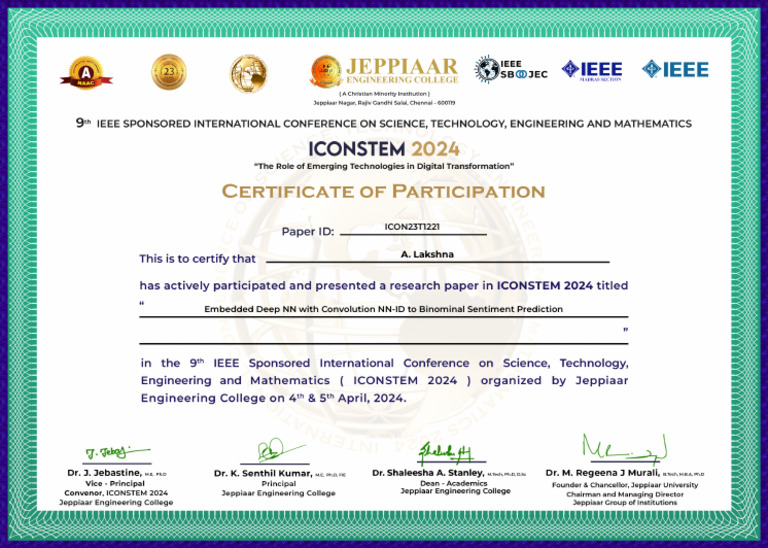 ICON23T1221 - A. Lakshna | PDF