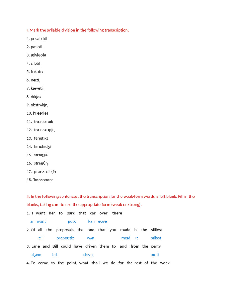 Week_8_HW_Syllable_Division_Weak_forms | PDF