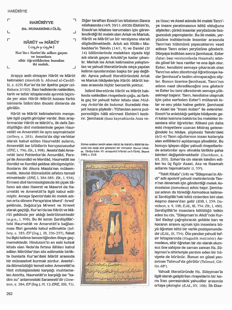 Harut Ve Marut T D V Islam Ansiklopedisi | PDF