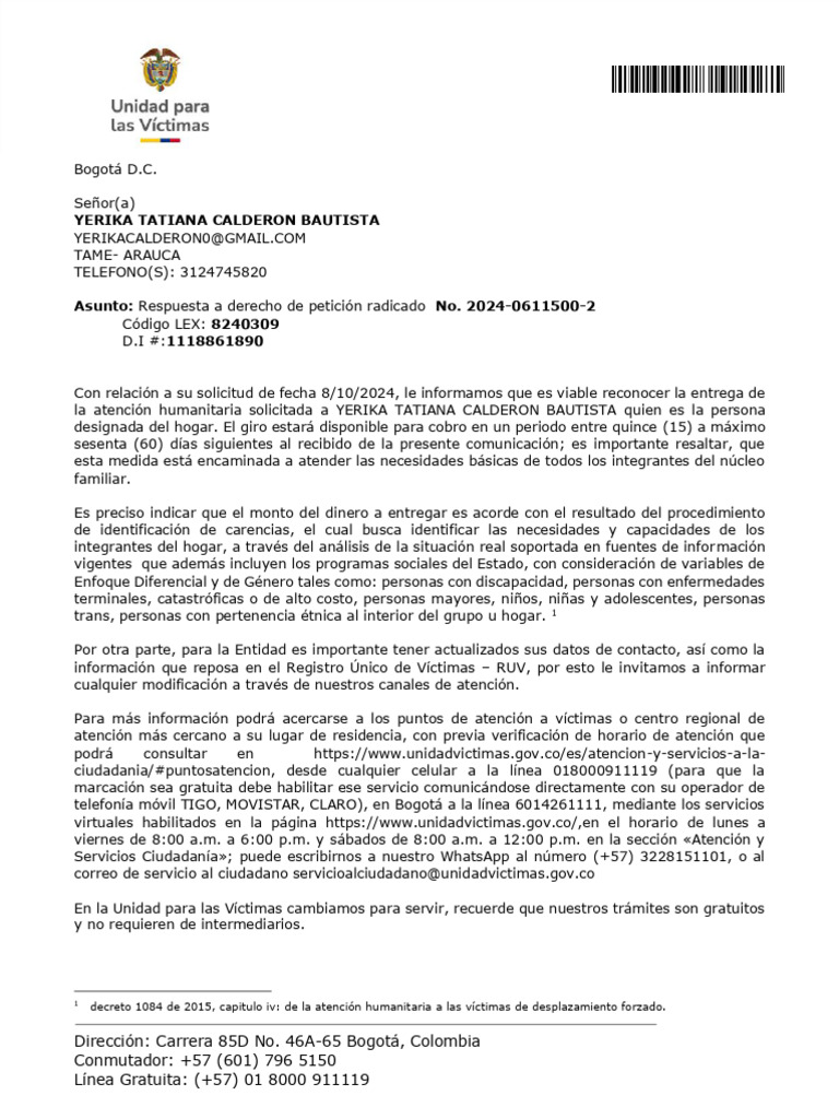 Yerika Tatiana Calderon Bautista | PDF