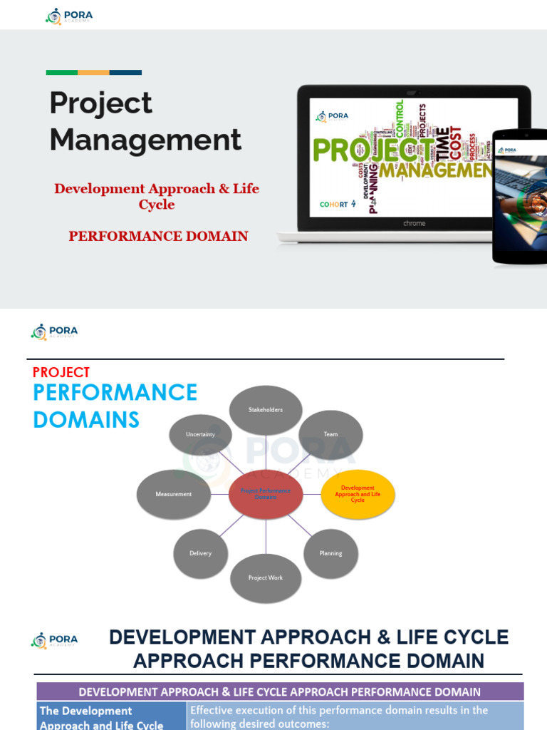 Development Approach & Life Cycle Performance Domain Rev 1 Pptx (1 ...