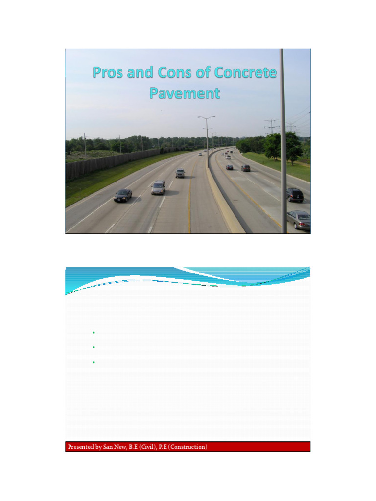 03-Pros and Cons of Concrete Roads | PDF | Road Surface | Building ...