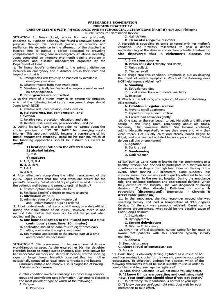 PB3 (NP4) | PDF | Nursing | Visual Acuity