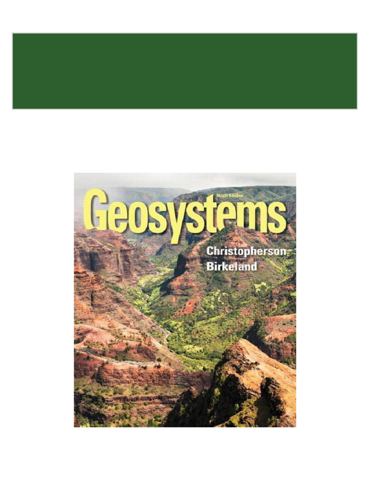 Geosystems: An Introduction To Physical Geography (9th Edition - PDF ...