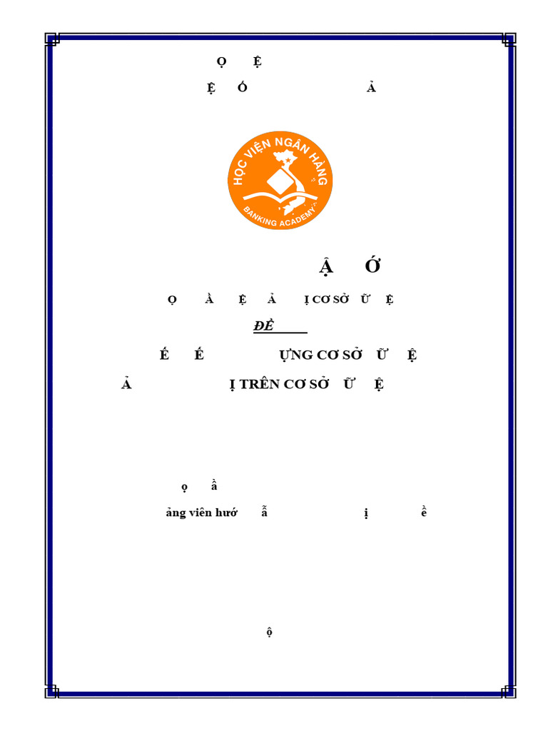 BÁO CAO HQT - CSDL QUẢN LÝ SIÊU THỊ | PDF