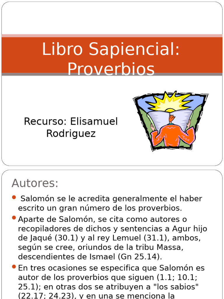 PROVERBIOS | PDF | Libro de proverbios