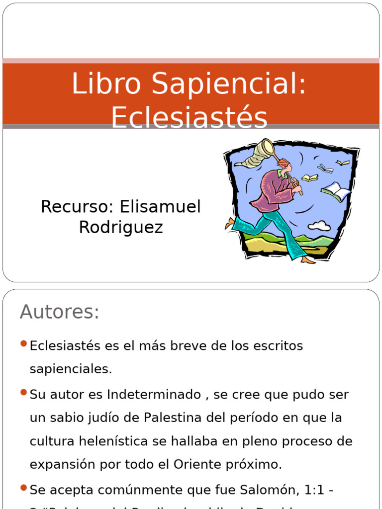 ECLESIASTES | PDF | Eclesiastés