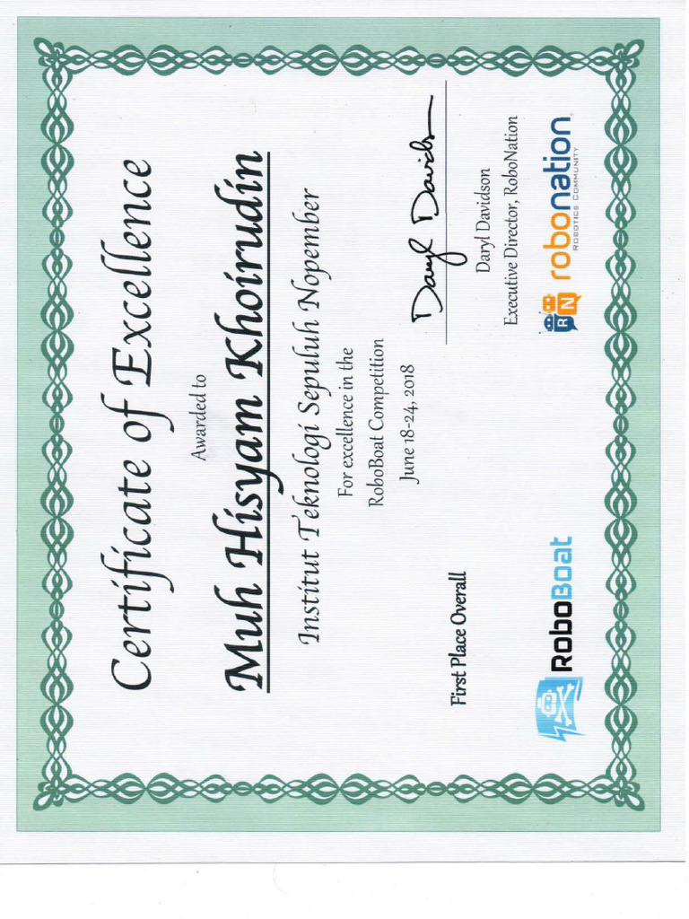 IRC 2018 Certificate | PDF