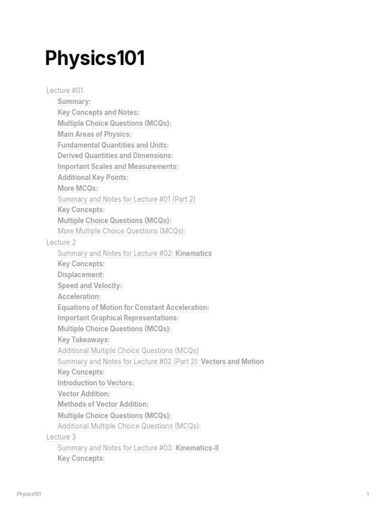 4af7e76a-67f8-4554-b78f-917e4b581aa4_Physics101 | PDF | Acceleration | Velocity