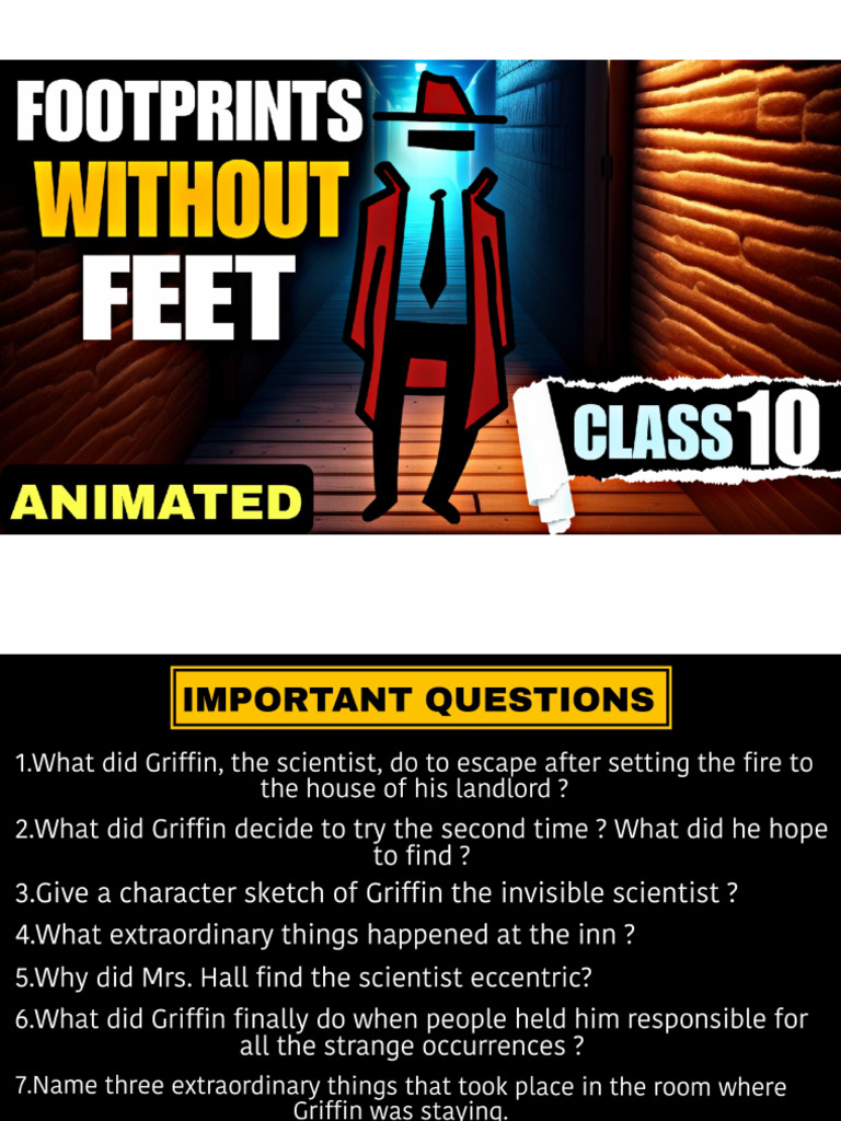 Footprints Without Feet Important Questions | PDF