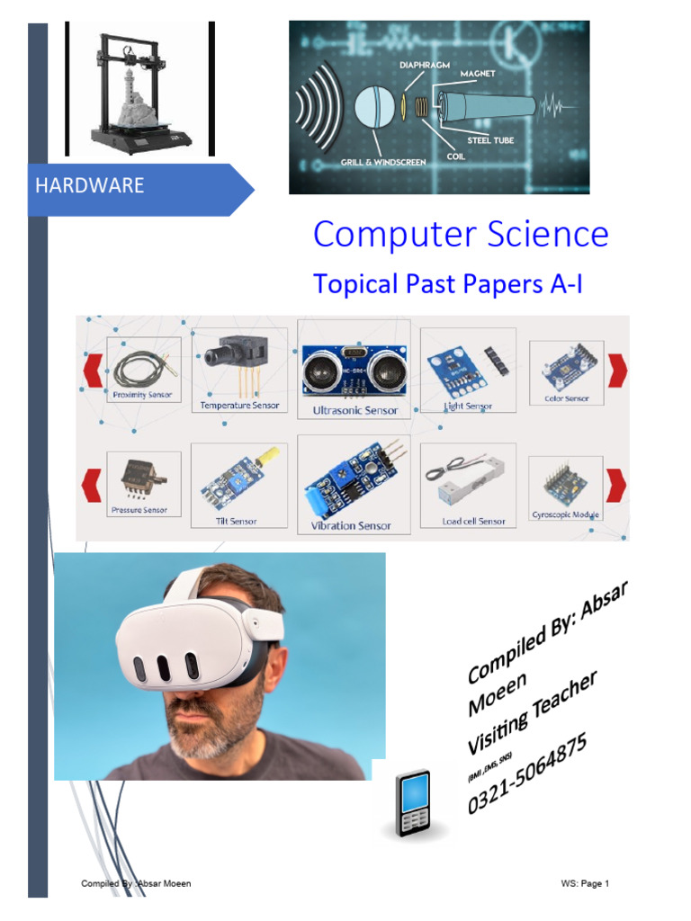 CS Topical Ch3 - Hardware | PDF | Read Only Memory | Random Access Memory