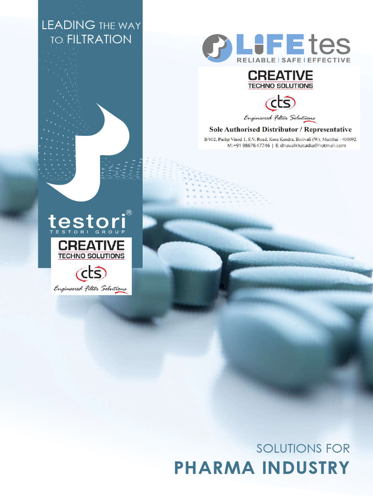 BROCHURE PHARMA - CTS - Compressed | PDF | Filtration | Industrial Processes