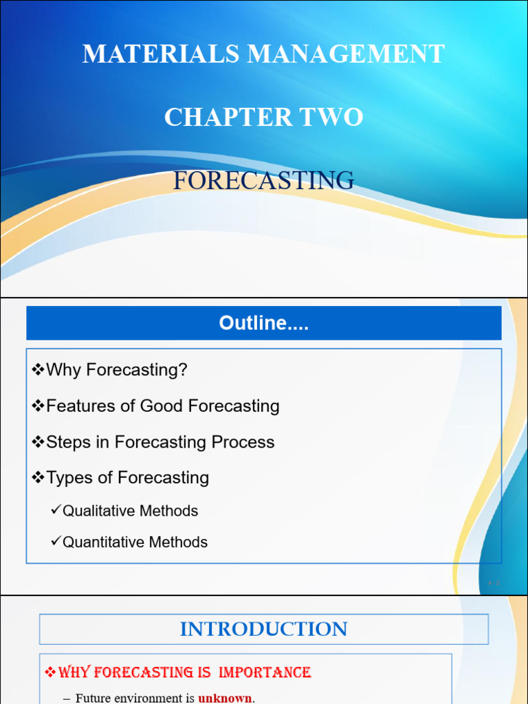 Chapter- 2 Forecasting | PDF | Forecasting | Seasonality