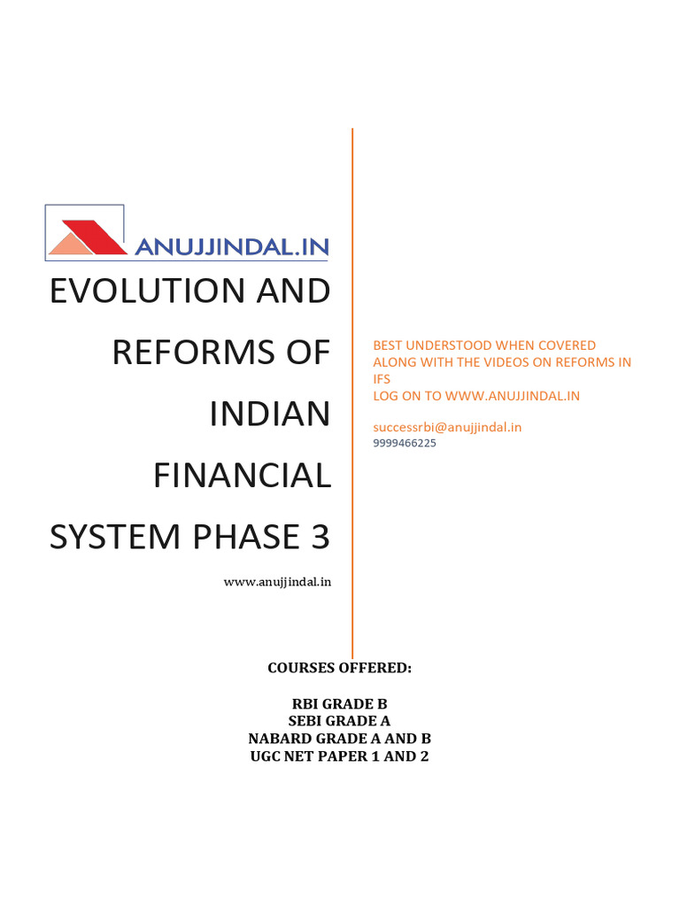 Indian Financial System 2 | PDF | Banks | Economies