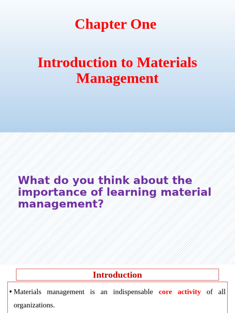 material CH 1 (3) | PDF | Inventory | Warehouse