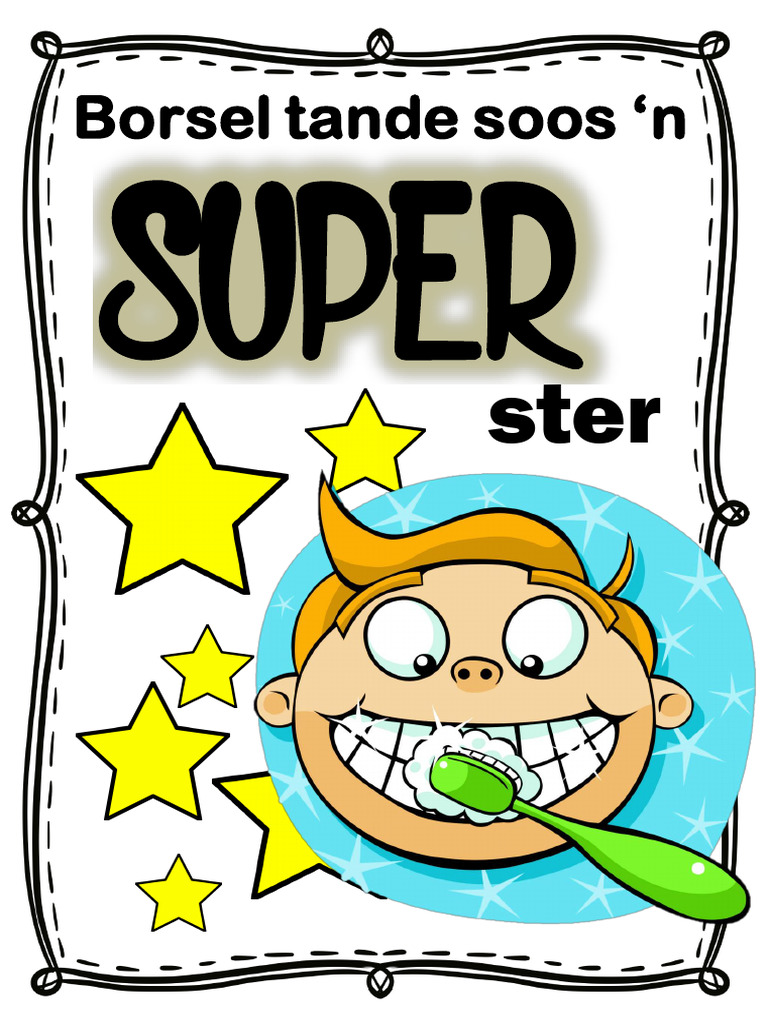Borsel Tande Soos N SUPER Ster | PDF