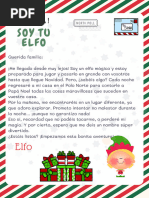 Carta de Llegada Elf On The Shelf Espanol | PDF | Novela negra ...