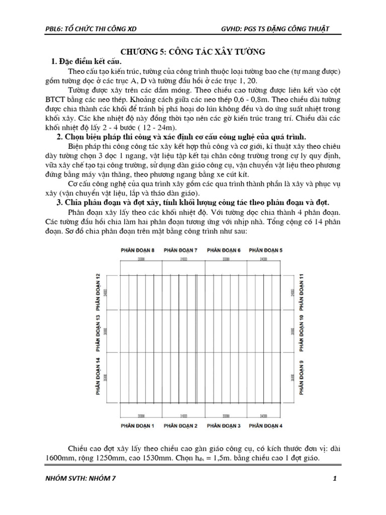 PBL6 phần xây tường | PDF
