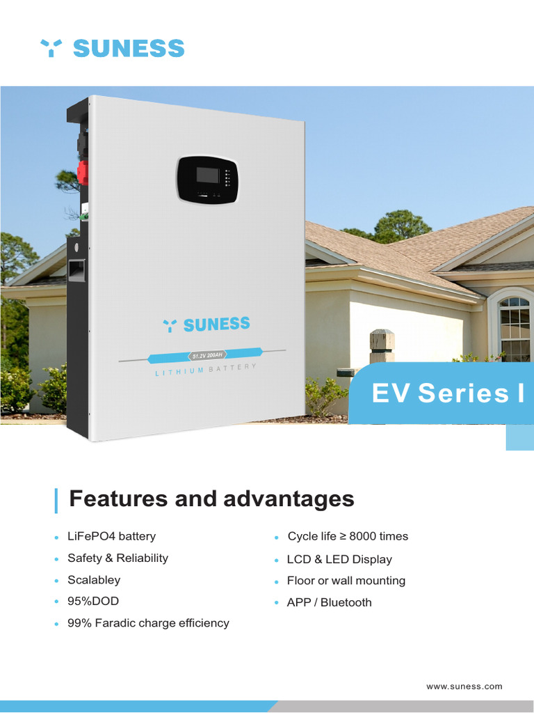EV Series I Specification Overview | PDF
