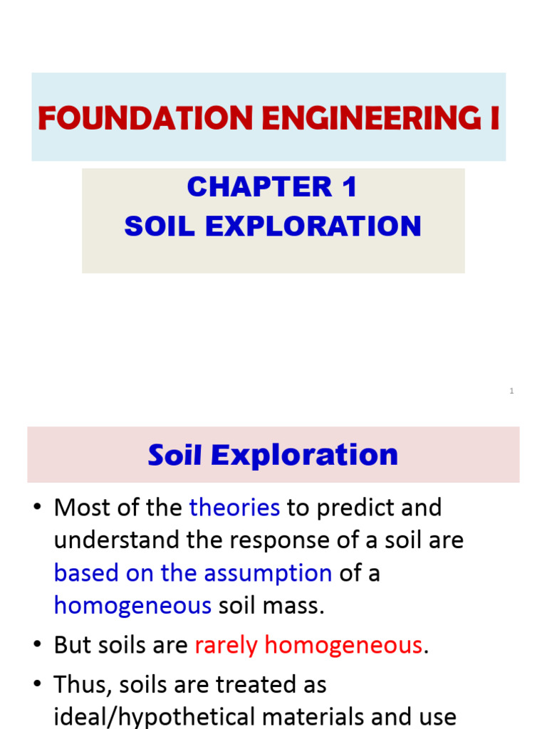 Soil Exploration Techniques in Engineering | PDF | Soil | Earth Sciences