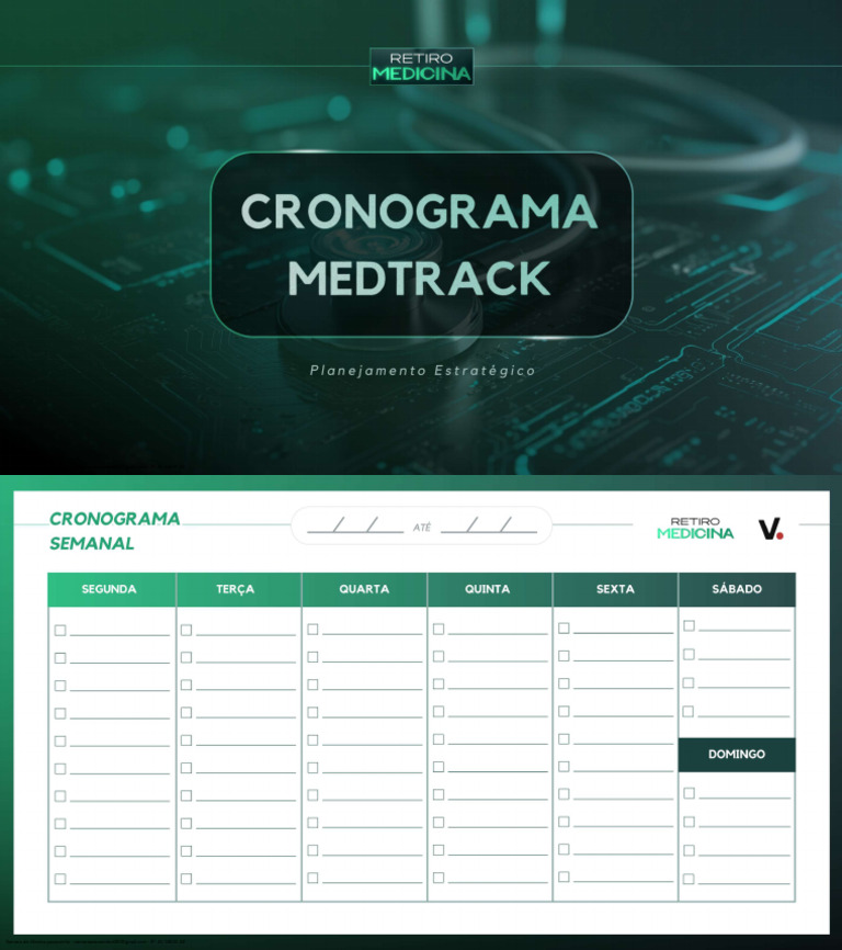 Cronograma MedTrack | PDF