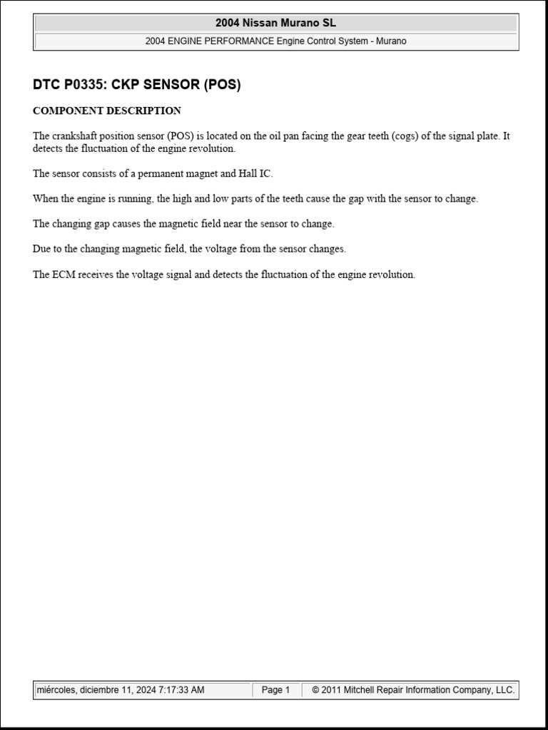 Nissan Murano 2004 3.5 CKP | PDF | Electrical Components | Electronic Engineering