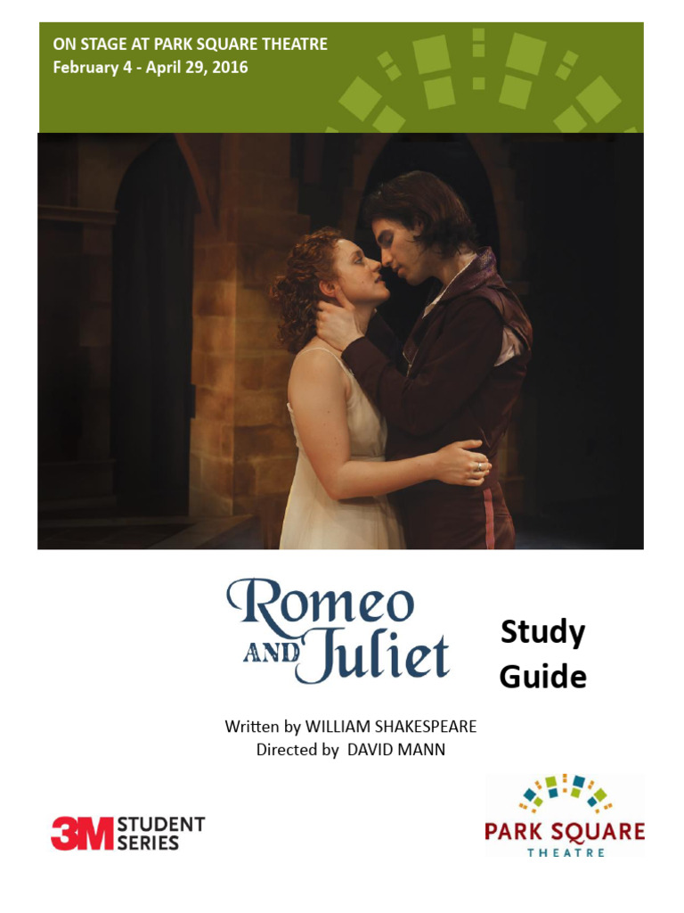 Romeo and Juliet Study Guide | PDF | Characters In Romeo And Juliet