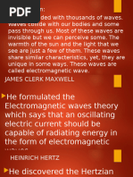 Sci 10 PPT - em Waves | PDF | Electromagnetic Spectrum | Infrared