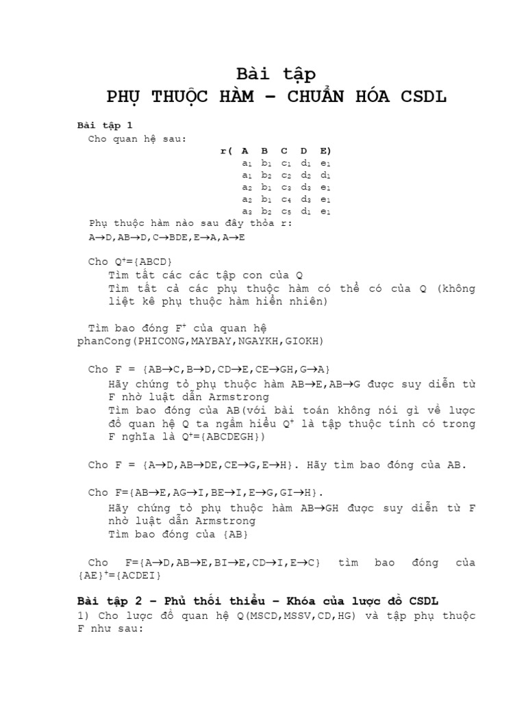 BT - PTH - Chuan Hoa | PDF