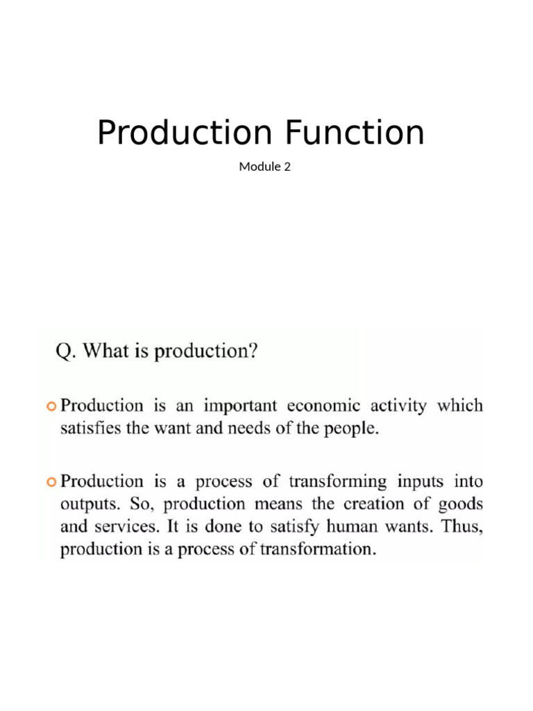 Production Function | PDF | Production Function | Software Testing