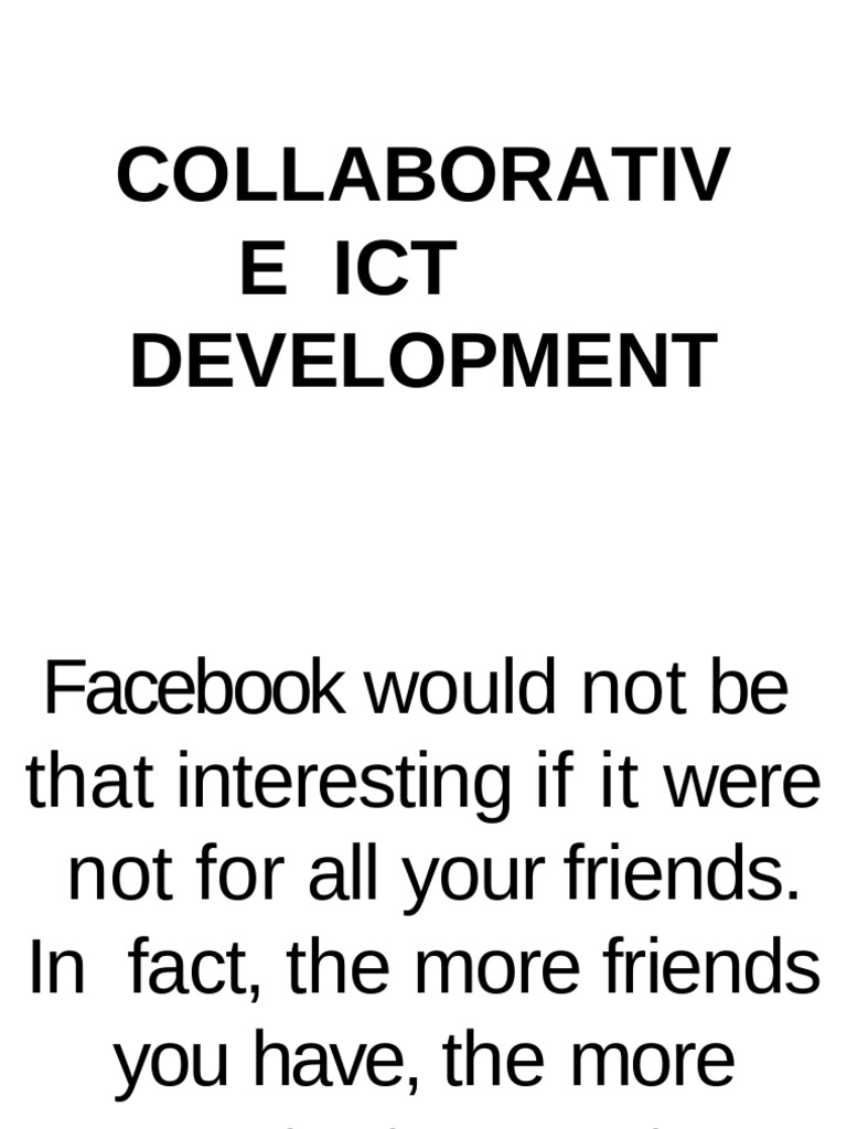 Collaborative Ict Development | PDF