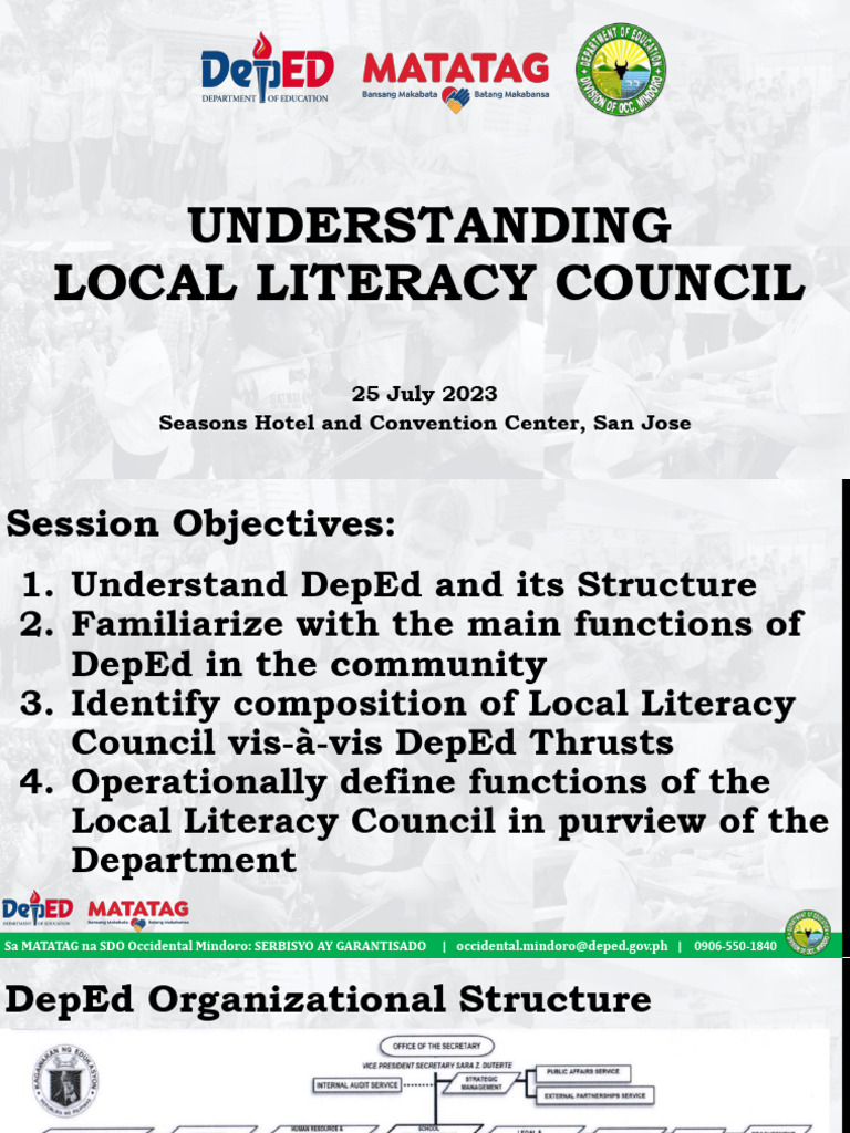 OIC ASDS Local Literacy Council | PDF | Literacy