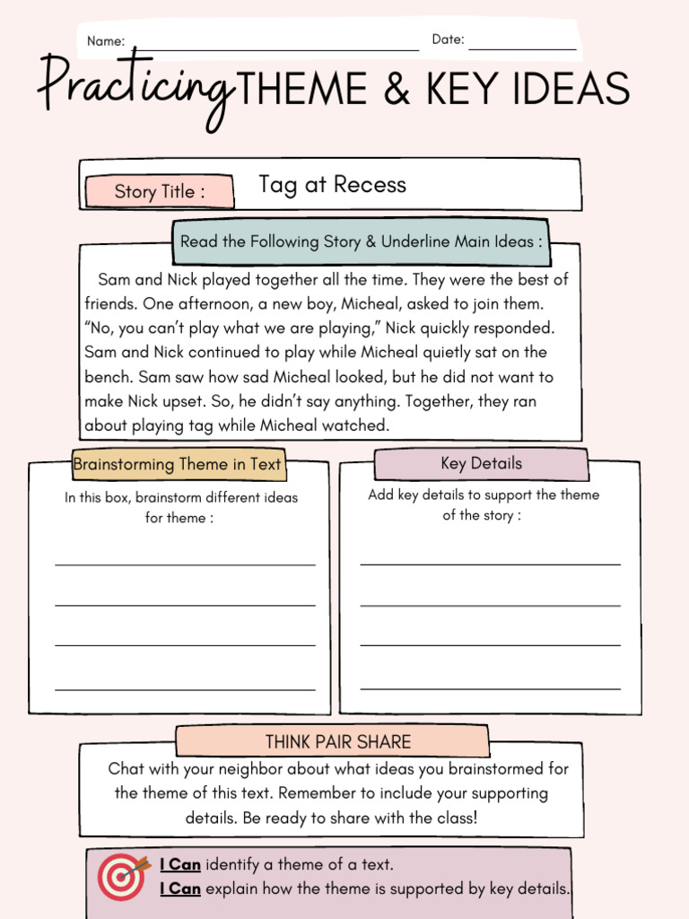 Pastel Greyscale Daily Reflection Worksheet | PDF