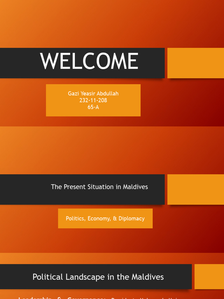 The Present Situation in Maldives | PDF | Economies | International ...
