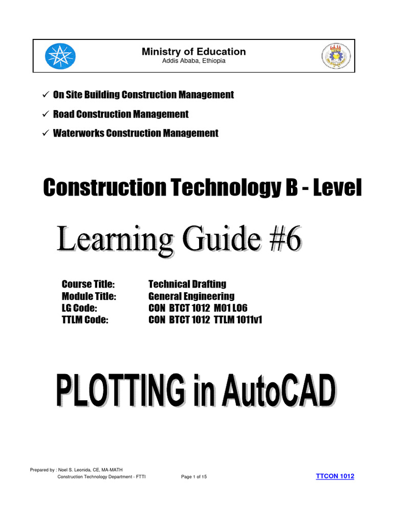 LG-06 CAD - Printing in AutoCAD | PDF | Page Layout | Printer (Computing)
