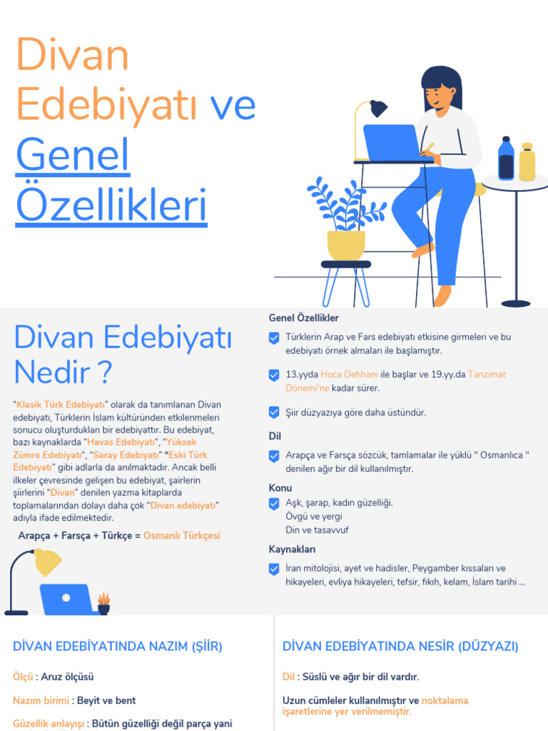 Divan Edebiyatı (AYT Edebiyat Konuları - 2023) | PDF