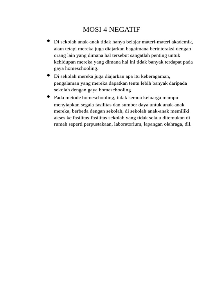 Mosi 4 Negatif | PDF