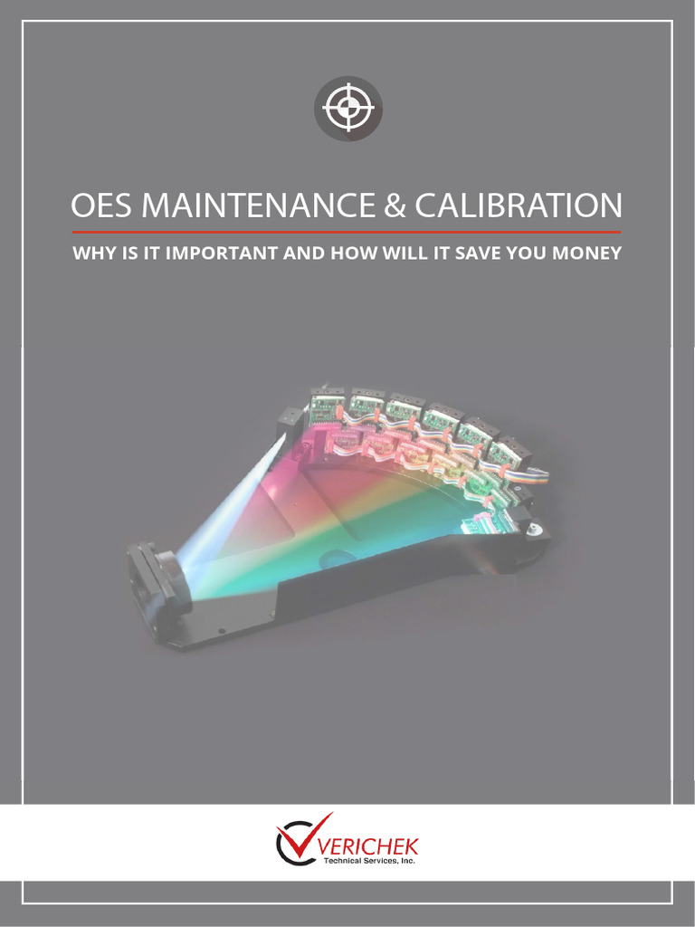 Vericheck Calibration | PDF | Calibration | Spectrometer