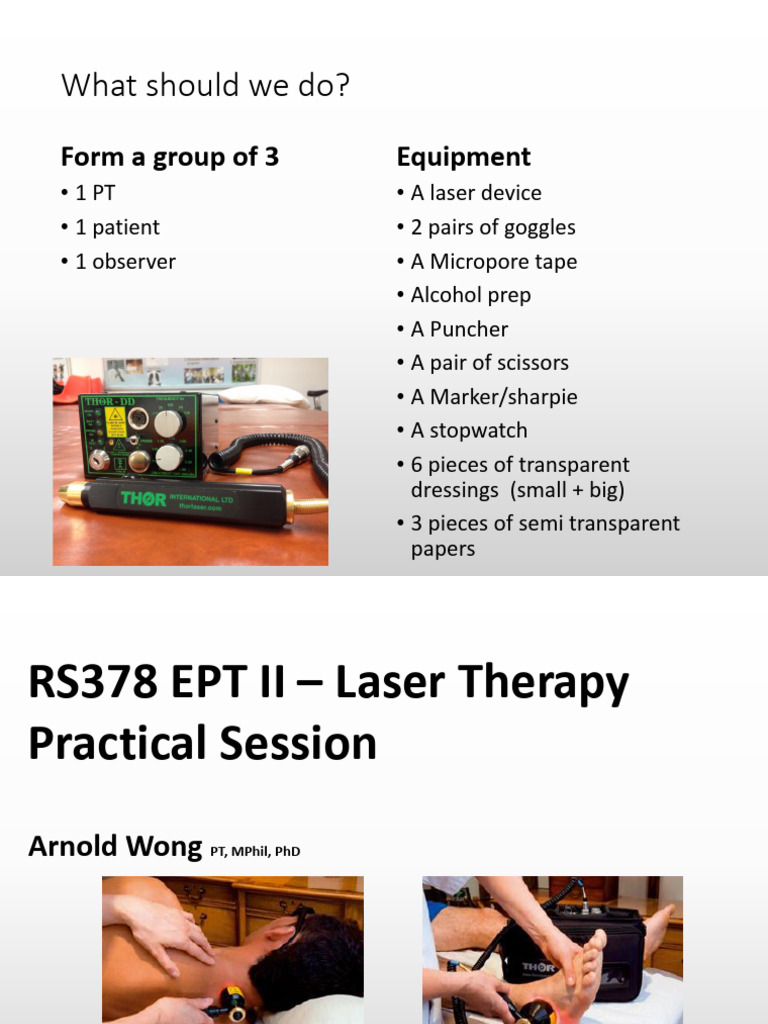 L5_Low level laser therapy (1) | PDF | Wound | Medical Treatments