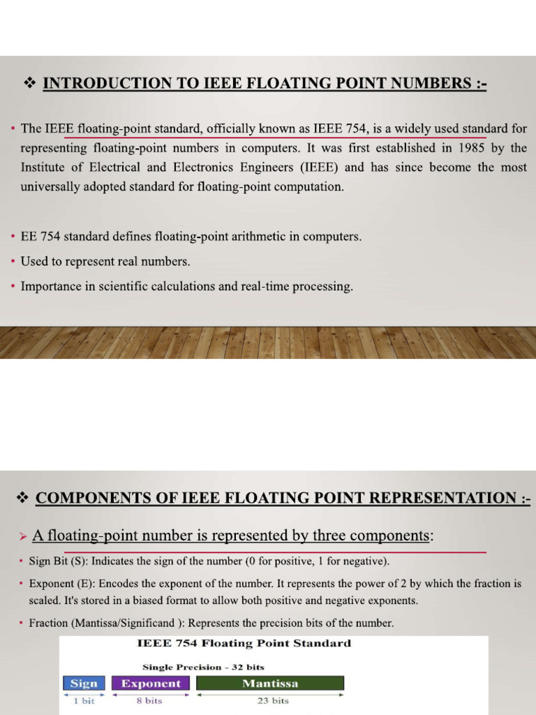 IEEE floating number | PDF