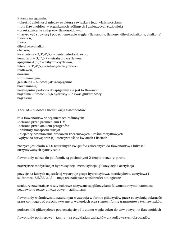 Flawonoidy - Kopia | PDF