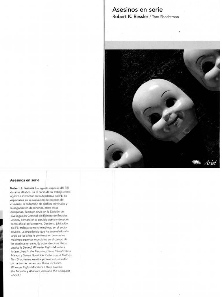 Asesinos en Serie - Robert Ressler PDF - TOAZ - Info | PDF