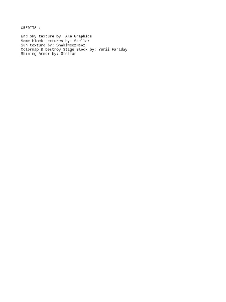 Credits | PDF
