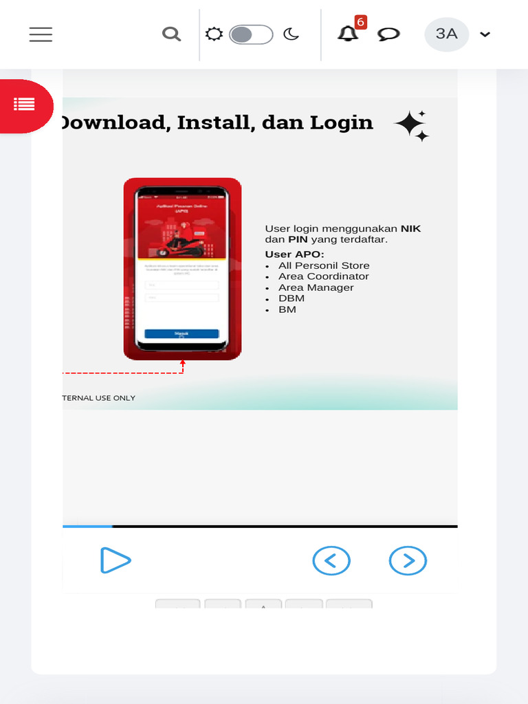 TAS Crew Alfamart Phase Online Learning Aplikasi Pesanan Online (a.P.O.) Alfa Learning | PDF