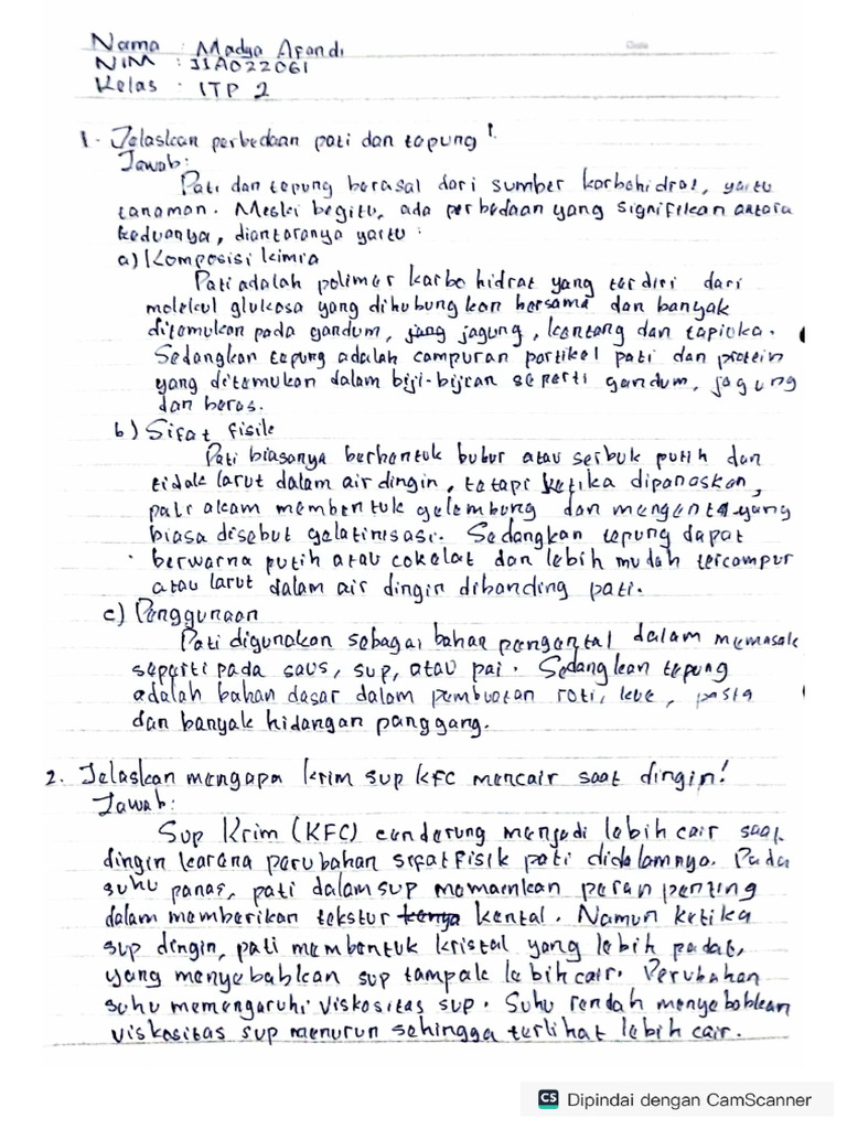 Tugas Kimia Pangan-1 | PDF